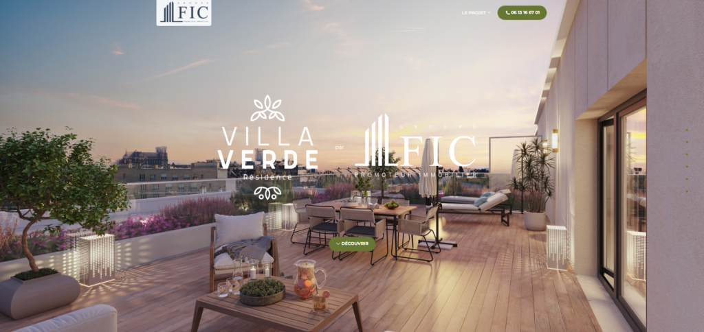 GROUPE FIC - LANDING PAGE - Figaro 3D Immo
