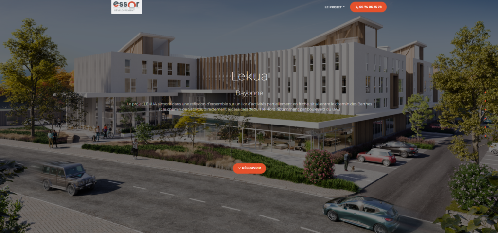 GROUPE ESSOR - LANDING PAGE - Figaro 3D Immo